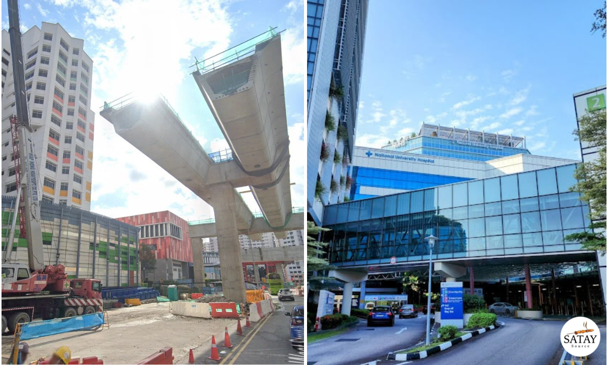 Worker Hospitalized After Falling at Jurong Region Line Worksite